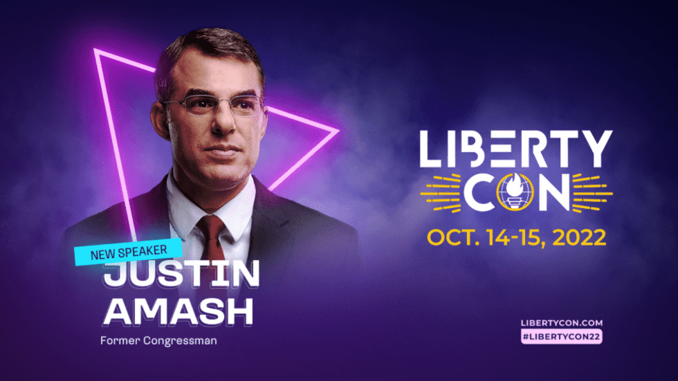 Justin Amash to feature at LibertyCon International - LibertyCon